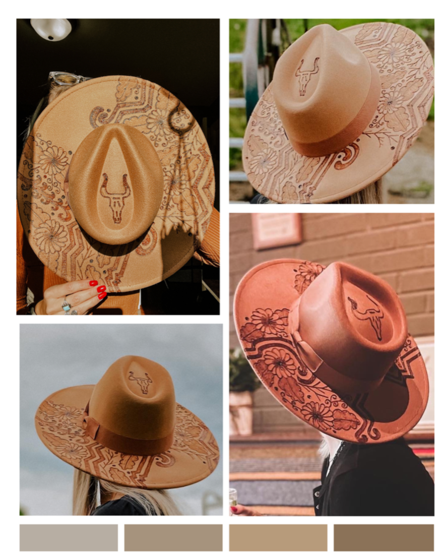 Cowboy Design Hat - One-of-a-kind Western Hats | Westward Hats ...